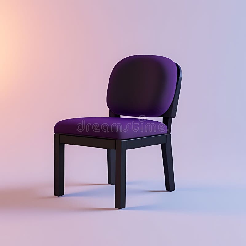 3d render of a chair stock illustration. Illustration of brand - 290833438