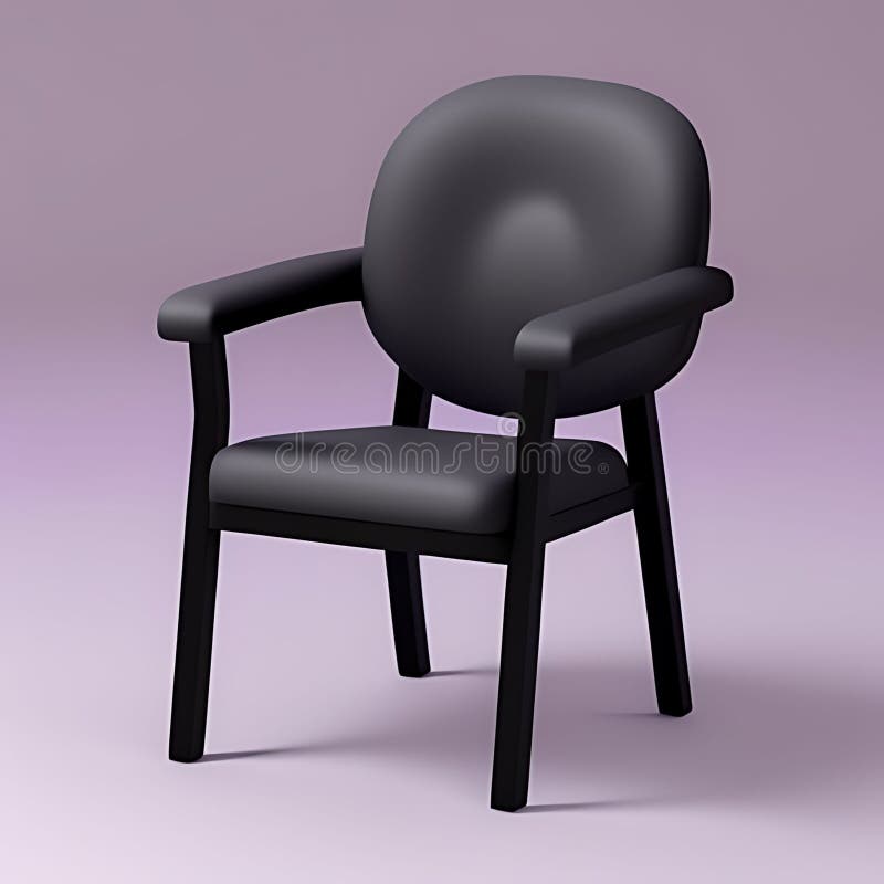 3d render of a chair stock illustration. Illustration of comfort ...
