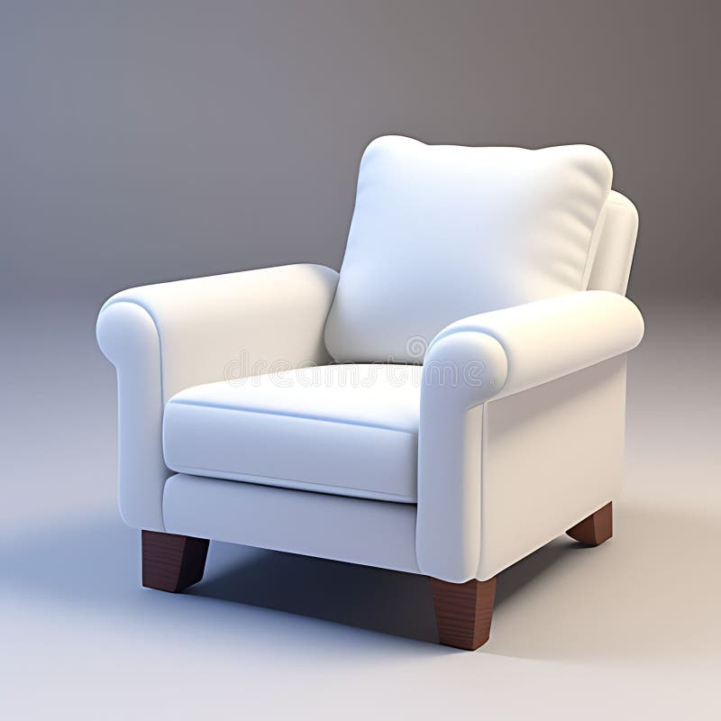 3d render of a chair stock illustration. Illustration of brand - 290832468