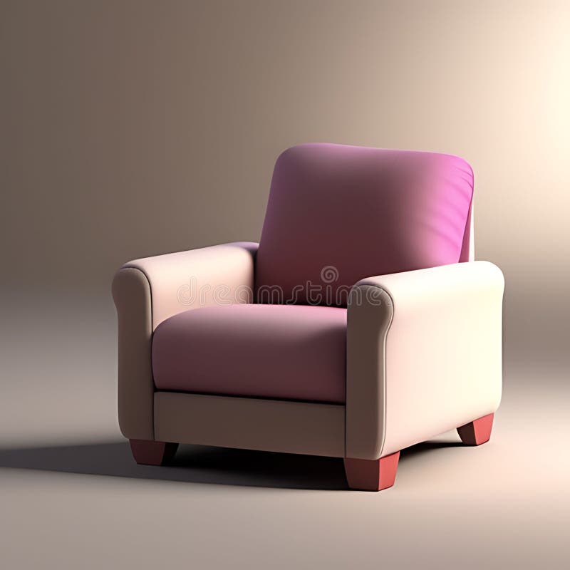 3d render of a chair stock illustration. Illustration of living - 290832476