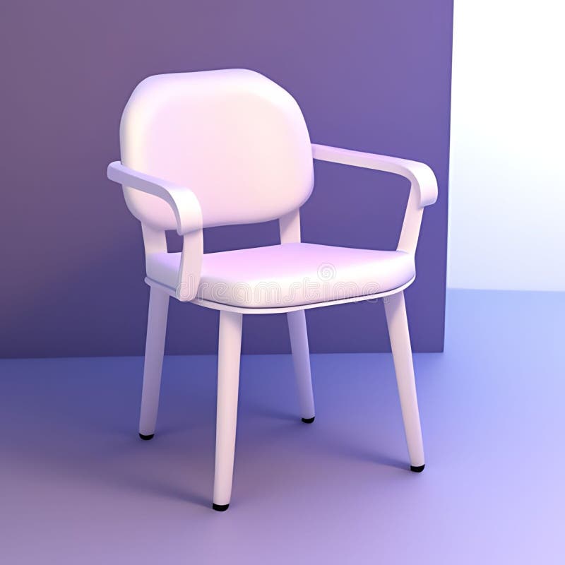 3d render of a chair stock illustration. Illustration of comfort ...