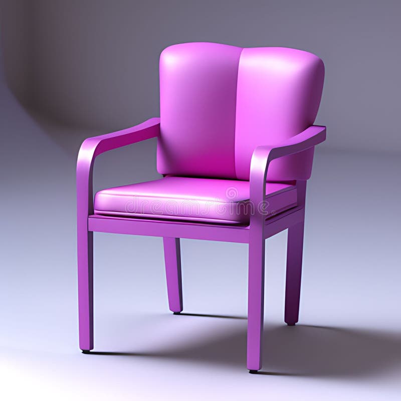 3d render of a chair stock illustration. Illustration of room - 290833227