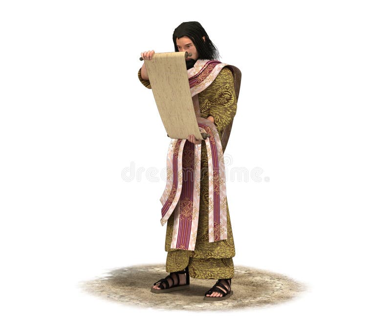 3d Render, Character of a Medieval Man Stock Illustration ...