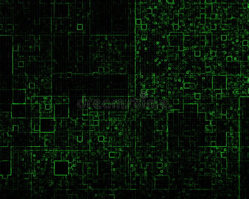 3d Render of a Circuitry or Network of Computer Processing Power Stock ...