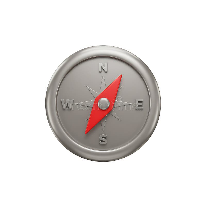 3D Render of a Classic Compass a Guide To Direction and Exploration ...