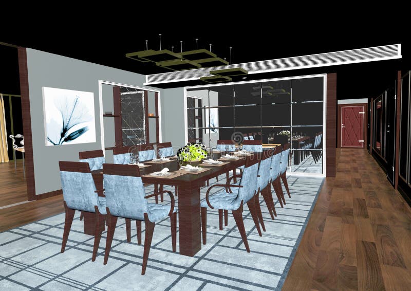 3D Render of Classic Deco 0001 Stock Illustration - Illustration of ...