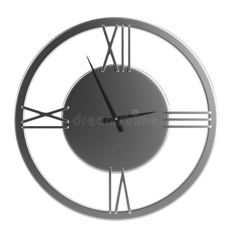 3d render of clock stock illustration. Illustration of clock - 36555661