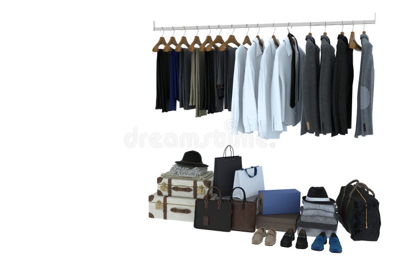 3d render of woman clothes stock illustration. Illustration of color ...