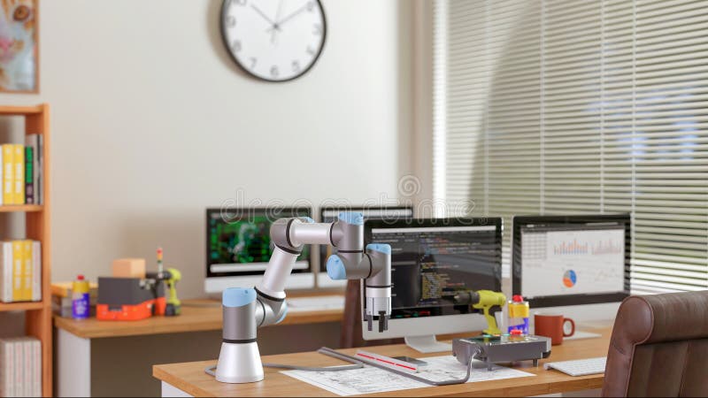 3d Render Cobot Lab Stock Photos - Free & Royalty-Free Stock Photos from Dreamstime