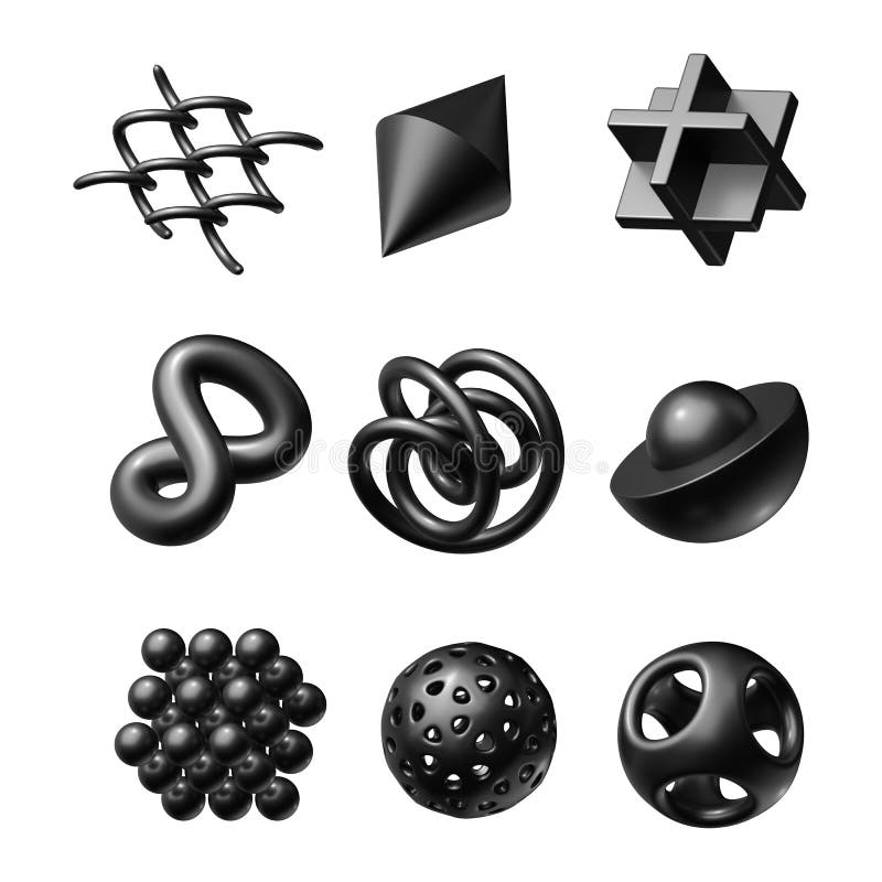 Complex Geometric Icons Stock Illustrations – 415 Complex Geometric ...