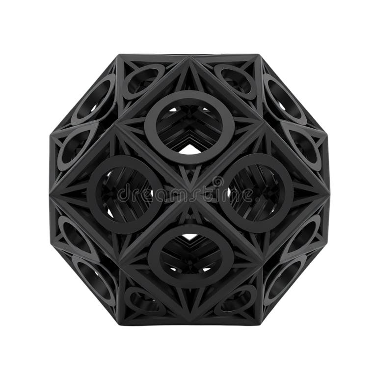 Abstract Geometric Solid stock illustration. Illustration of triangle ...