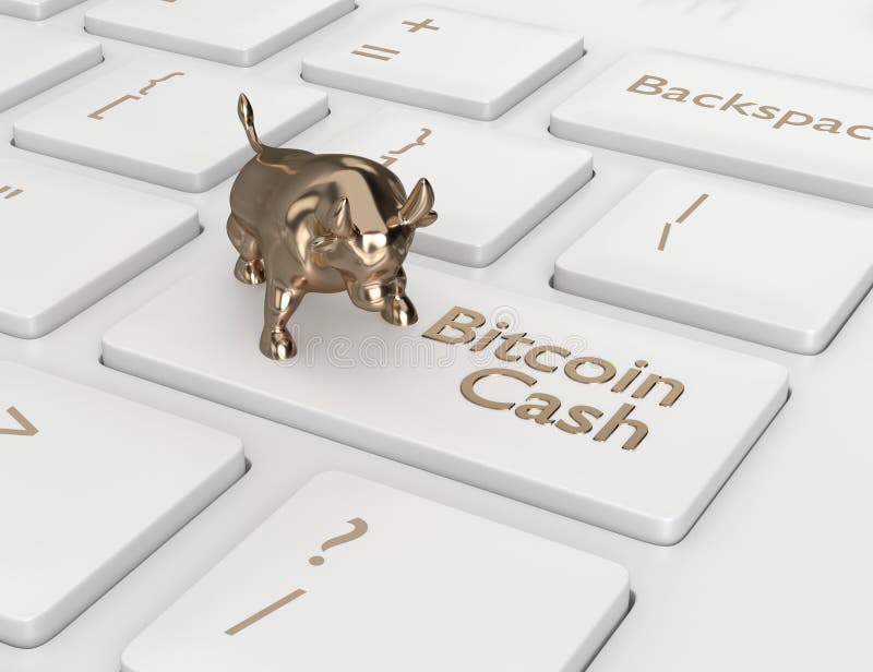 Cash Button Shows Money Savings and Incomes Stock Illustration ...