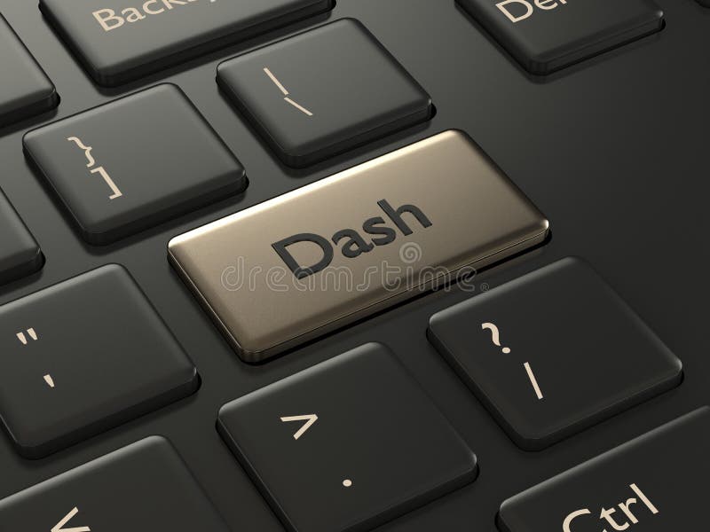 3d Render of Computer Keyboard with Dash Button Stock Illustration ... 3d Render of Computer Keyboard with Dash Button Stock Illustration ...