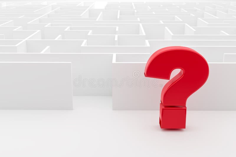 Concept - Still Questions? Confusion, Looking for a Solution Stock ...