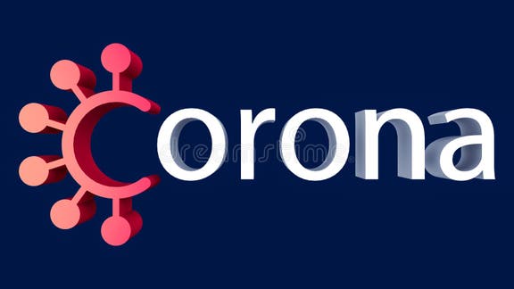 3D Render: Corona Virus - Schematic Image of Viruses of the Corona ...
