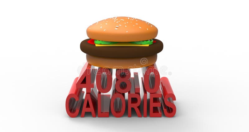 Counting calories stock illustration. Illustration of junk - 30116832