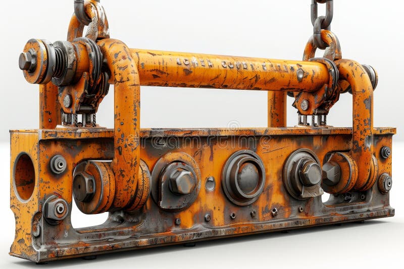 3d Render of a Crane Hook Essential Industrial Equipment for Lifting ...
