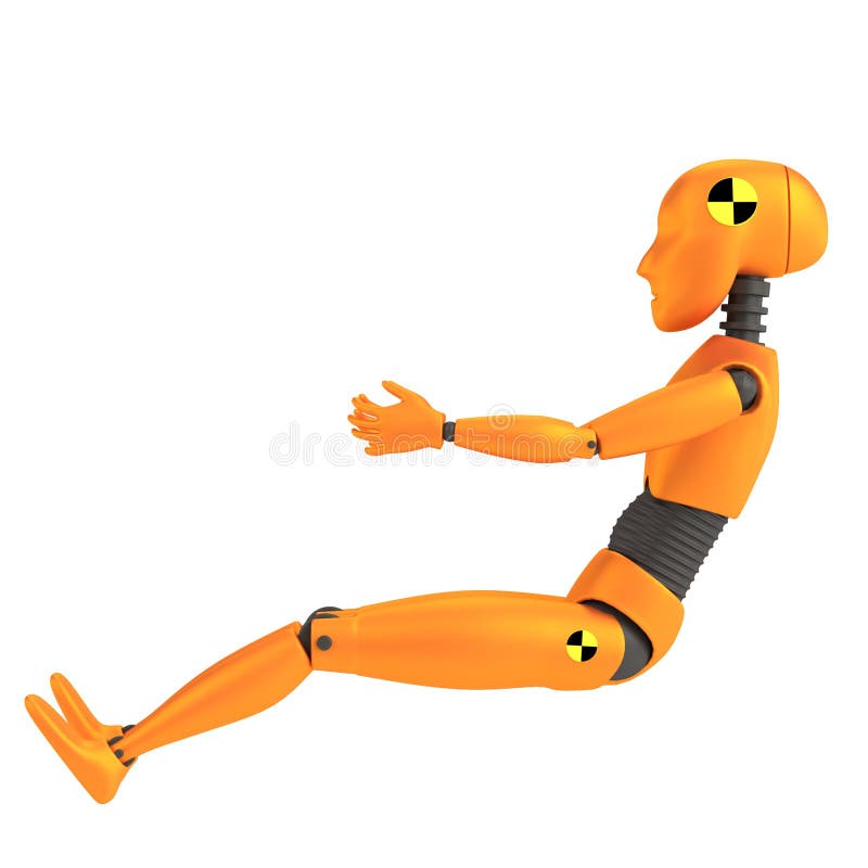 Child Crash Test Dummy stock illustration. Illustration of crash - 35665261