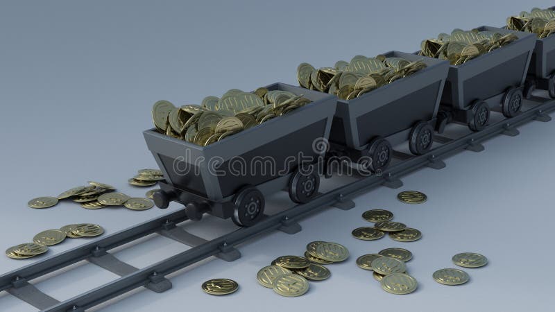 Crypto Currency Mining stock image. Image of crypto - 113464293