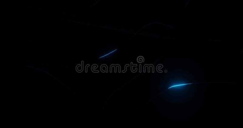 Render with Curved Wire Lines with Blue Light Stock Footage - Video of ...