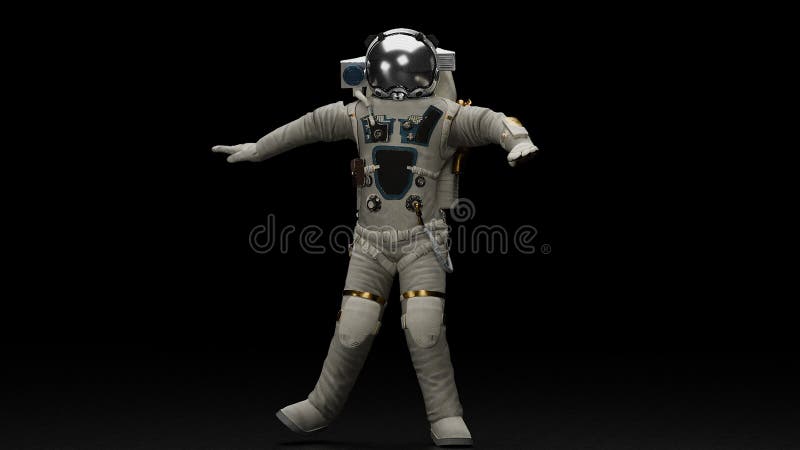 3d Render Dancing Astronaut Stock Footage - Video of audio, funny ...