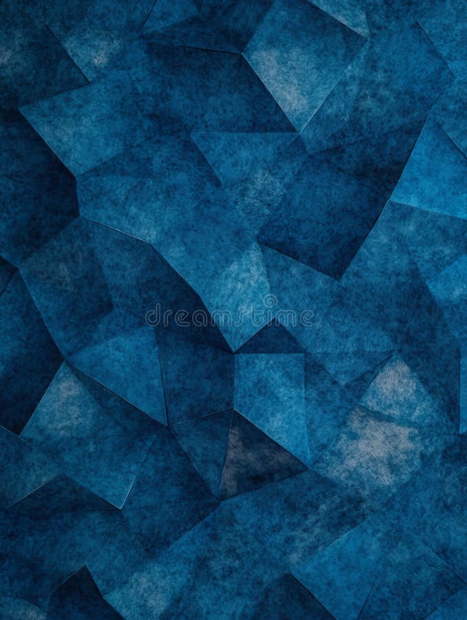 A 3D Render of a Dark Blue Metallic Cube Texture Forms the Basis of ...