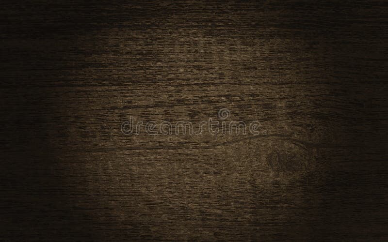 3D Render of Dark Brown Wooden Plank Texture with Spot Light on Center ...