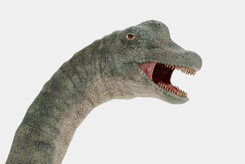 3.ª Representación De Brachiosaurio Dinosaurio Stock de ilustración ...