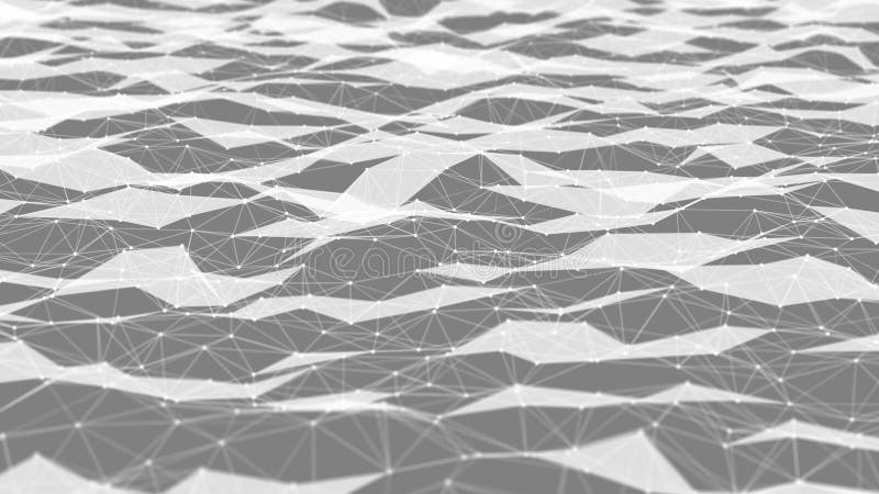 3D Render. Depth of Field. 8K Stock Illustration - Illustration of ...