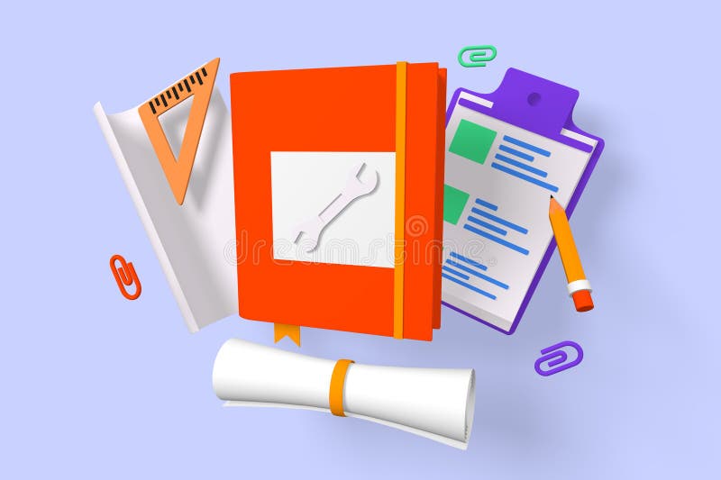 Tablet vs Paper stock illustration. Illustration of sheet - 59552531