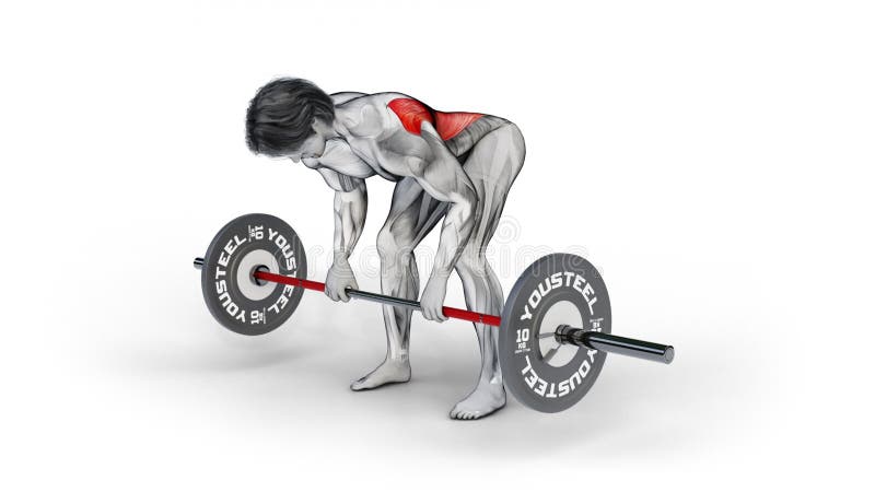 3d Render Design of Muscular Character with Dimensional Shadow ...