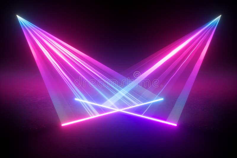 3d Render, Digital Illustration. Neon Light Abstract Background, Pink ... 3d Render, Digital Illustration. Neon Light Abstract Background, Pink ...