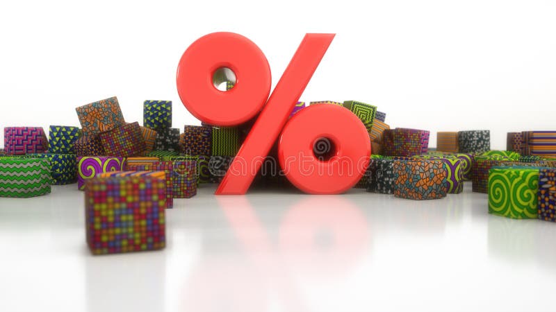 Discount sign background stock illustration. Illustration of gift ...