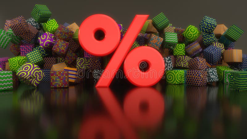 Discount sign background stock illustration. Illustration of gift ...