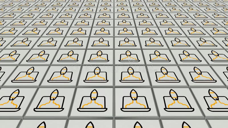 Dynamic Background with Animated Startup Icons, Silver Tiles, Unique ... Dynamic Background with Animated Startup Icons, Silver Tiles, Unique ...