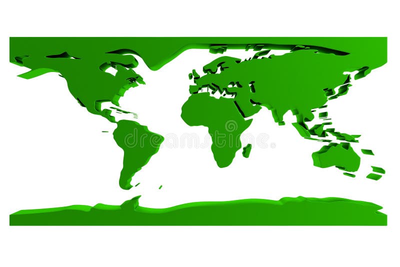 3d render of earth map stock illustration. Illustration of world - 40136104