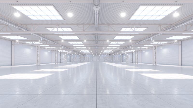 3D Render of Empty Exhibition Space. Backdrop for Exhibitions and ...