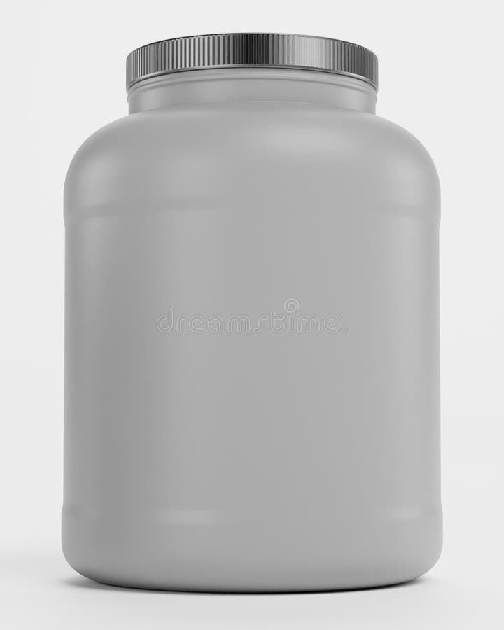 3D Render of Empty Food Container Stock Illustration - Illustration of ...
