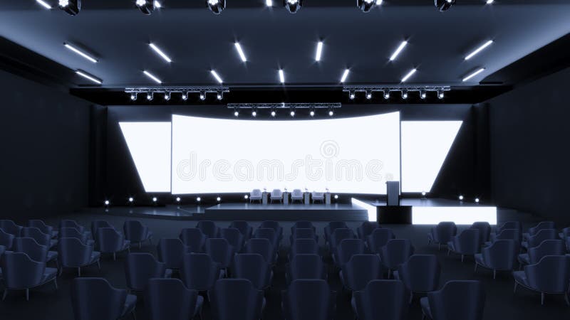 Empty Stage Design for Mockup and Corporate Identity, Original Designed ...