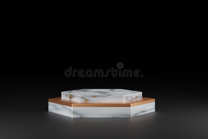 3d Render of Empty Stand Step Design for Product Display Stock ...