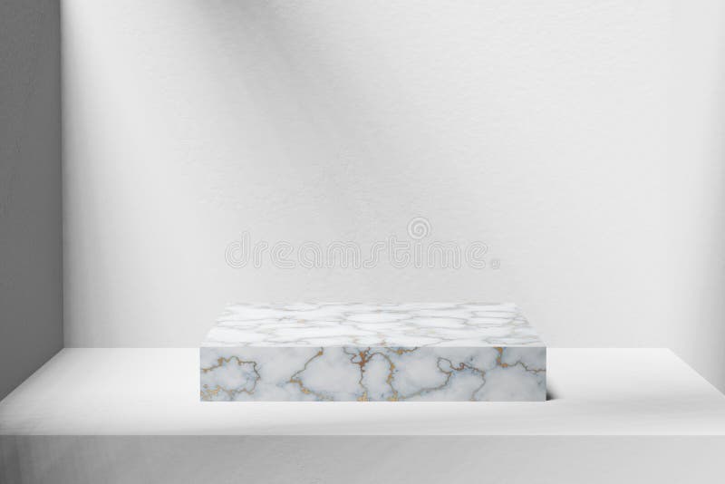 3d Render of Empty Stand Step Design for Product Display. Stock ...
