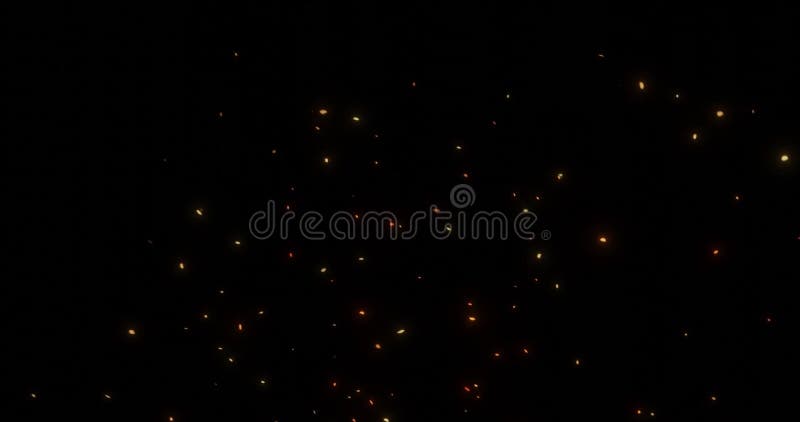 3d Render Fire Burning Embers Ash Particles Stock Video - Video of ...