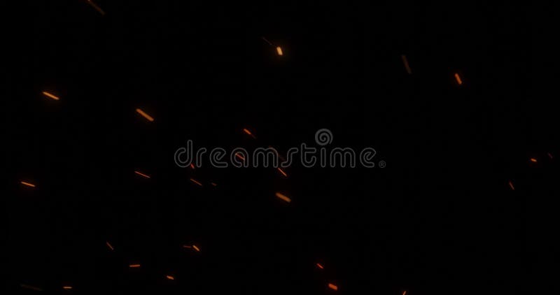 3d Render Fire Burning Embers Ash Particles Stock Footage - Video of ...