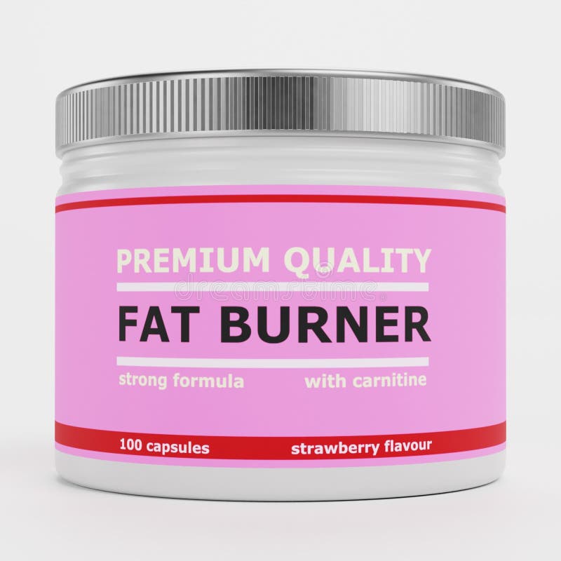 3D Render of Fat Burner stock illustration. Illustration of dietery ...
