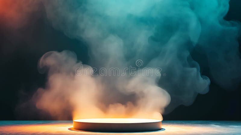 A Sleek Dark Gradient Serves As the Backdrop, Highlighting a Circular ...