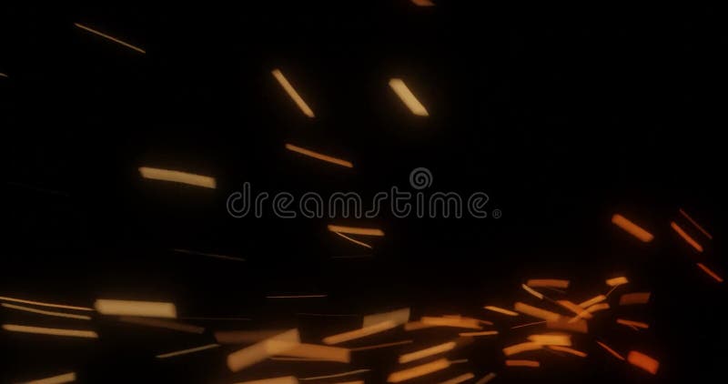 3d Render Fire Burning Embers Ash Particles Stock Footage - Video of ...