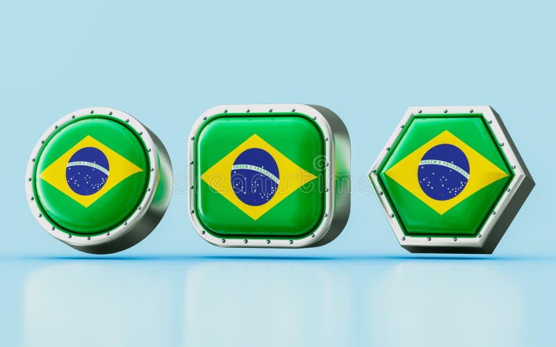 Brazil Country Shape 3d Illustration Stock Illustrations – 651 Brazil ...