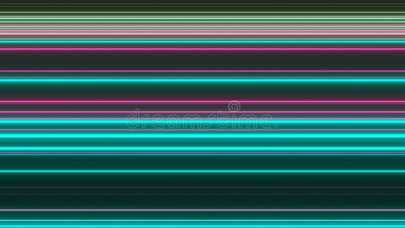 3d Render of Flash Neon and Light Glowing on Dark Scene. Speed Light ...