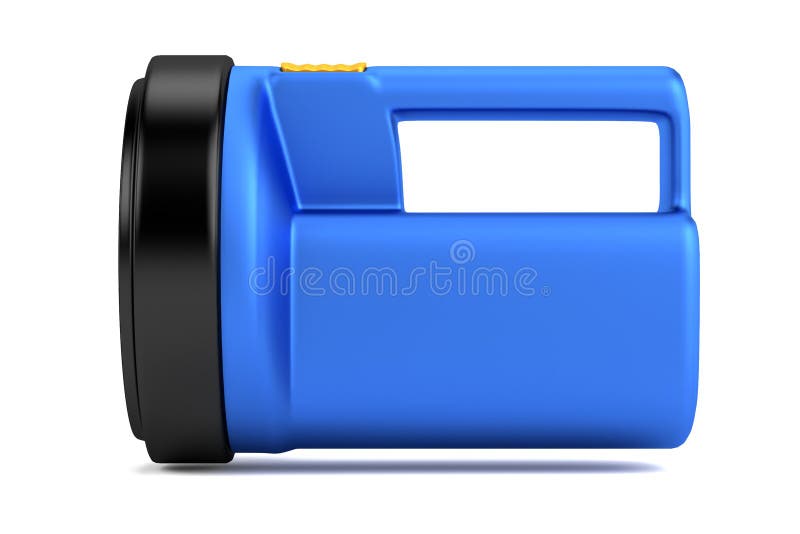 3d render of flashlight stock illustration. Illustration of object ...