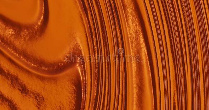 Render with Flow Distorted Background in Gold Color Stock Illustration ...